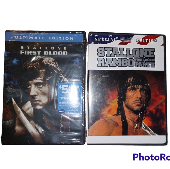 Media | Silvester Stallone Lot Of 2 Dvds | Poshmark
